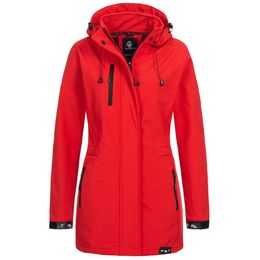 Rock Creek Outdoorjacke Damen Gr&ouml;&szlig;e M rot / schwarz