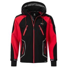 Rock Creek Outdoorjacke Herren Gr&ouml;&szlig;e XXXL grau / rot / schwarz / wei&szlig;