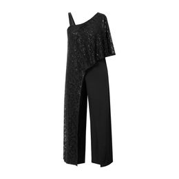 Ulla Popken Jumpsuit Damen Gr&ouml;&szlig;e XL/XXL schwarz