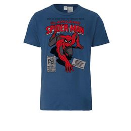 logoshirt T-Shirt 'Marvel - Spider-Man Merciless Foes' Herren Gr&ouml;&szlig;e S blau / grau / rot
