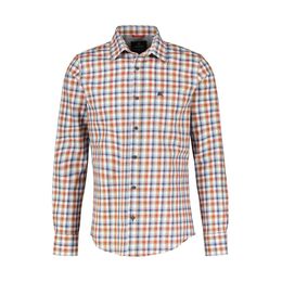 Lerros Hemd Herren Gr&ouml;&szlig;e XXL marine / khaki / orange / wei&szlig;