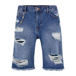 2Y Premium Shorts Herren Gr&ouml;&szlig;e 42 blue denim / wei&szlig;