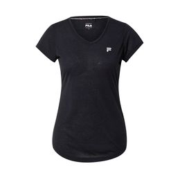 Fila Funktionsshirt Damen Gr&ouml;&szlig;e L hellgrau / schwarz