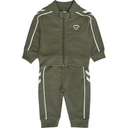 Hummel Jogginganzug Jungen Gr&ouml;&szlig;e 86 oliv / wei&szlig;