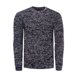 Rusty Neal Pullover Herren Gr&ouml;&szlig;e XXXL indigo / dunkelrot / schwarz / wei&szlig;
