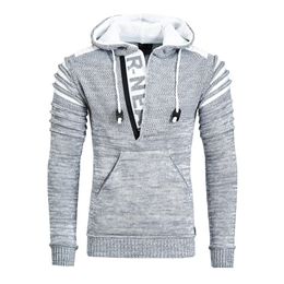 Rusty Neal Kapuzenpullover Herren Gr&ouml;&szlig;e XXL grau