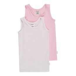 Schiesser Undershirt girl Pink, White size 104