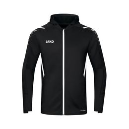 Jako Sportjacke 'Challenge' Jungen Gr&ouml;&szlig;e 128 dunkelgrau / schwarz / wei&szlig;