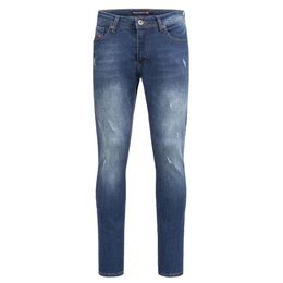 Rock Creek Jeans Herren Gr&ouml;&szlig;e 31 blau / karamell