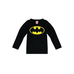 logoshirt Langarmshirt 'Batman Logo' Jungen Gr&ouml;&szlig;e 128 schwarz