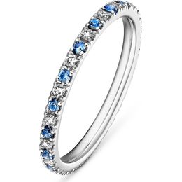 GUIA Ring Damen Gr&ouml;&szlig;e 52 azur / silber