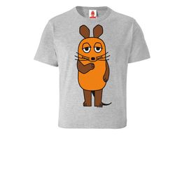 logoshirt T-Shirt 'Die Sendung mit der Maus - Maus' Jungen Gr&ouml;&szlig;e 92 grau