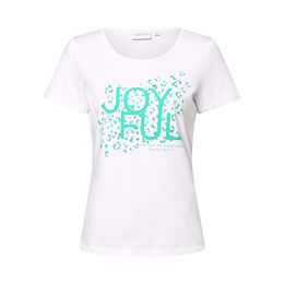 comma, COMMA Shirt Damen Gr&ouml;&szlig;e XS mint / wei&szlig;