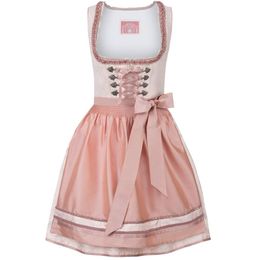 Stockerpoint Dirndl 'Sally' Damen Gr&ouml;&szlig;e 32 ros&eacute; / wei&szlig;