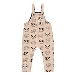 Turtledove London Overall 'Cub Pals' Jungen Gr&ouml;&szlig;e 74/80 nude / schwarz