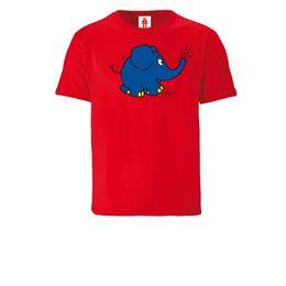 logoshirt T-Shirt 'Die Sendung mit der Maus - Elefant T&ouml;r&ouml;' Jungen Gr&ouml;&szlig;e 128 rot