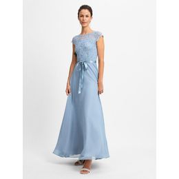 Swing Abendkleid Damen Gr&ouml;&szlig;e 44 hellblau Winterkleid
