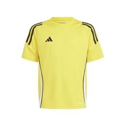 adidas Performance Funktionsshirt 'Tiro 24' Jungen Gr&ouml;&szlig;e 128 zitronengelb / schwarz / wei&szlig;
