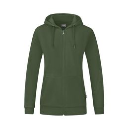 Jako Athletic Zip-Up Hoodie female Green size 44
