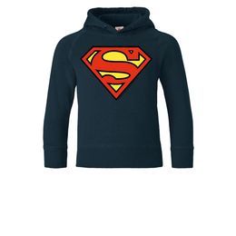 logoshirt Sweater 'DC - Superman Logo Clean' boy Blue size 104/116