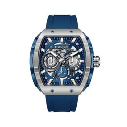 Police Analog Watch 'Flash' male Blue size One Size