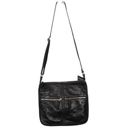 Fossil Handtasche gross Leder Damen Gr&ouml;&szlig;e One Size Second Hand schwarz