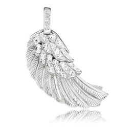 Engelsrufer Pendant 'Fl&uuml;gel Crystal, ERW-01-ZI' female Silver size M