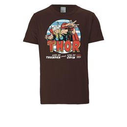 logoshirt Shirt 'Marvel - Mighty Thor' female Brown size XL