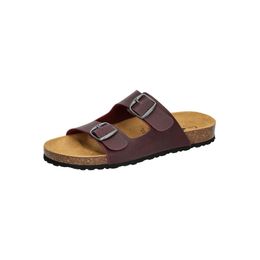Lico Pantolette 'Bioline' Damen Gr&ouml;&szlig;e 36 beige / bordeaux / schwarz