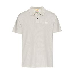 Camel Active Poloshirt Herren Gr&ouml;&szlig;e S ecru / dunkelgrau