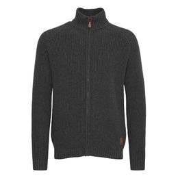 !Solid Strickjacke 'Xenos' Herren Gr&ouml;&szlig;e XXXL graumeliert