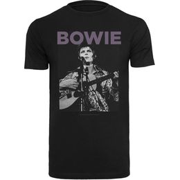 F4NT4STIC Shirt 'David Bowie Rock Poster' Herren Gr&ouml;&szlig;e 4XL graphit / lila / schwarz / wei&szlig;