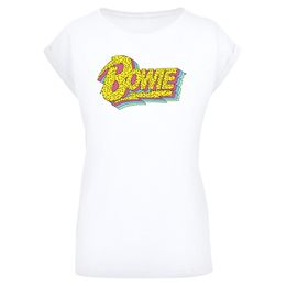 F4NT4STIC Shirt 'David Bowie Moonlight 90s' female White size 5XL