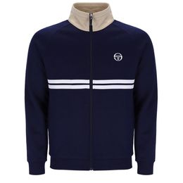 Sergio Tacchini Trainingsjacke 'Dallas' Herren Gr&ouml;&szlig;e XL beige / nachtblau / wei&szlig;