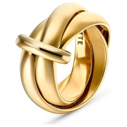 JETTE Ring Damen Gr&ouml;&szlig;e 63 gold