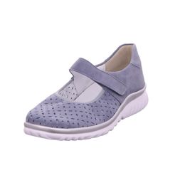 Semler Ballet Flats with Strap 'Lena' female Blue size 38,5