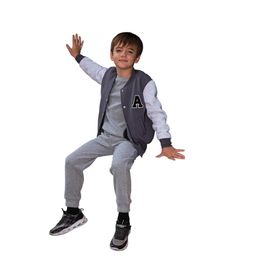 For You Moda Between-Season Jacket boy Grey size 104/110