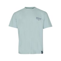 NASSAU Beach Club Shirt Herren Gr&ouml;&szlig;e XXL hellblau / dunkelblau