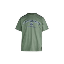 Cleptomanicx Shirt 'Classic Tee Uni Hands' male Green size M