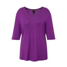 Ulla Popken Shirt female Purple size 58-60