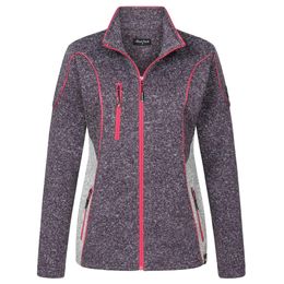 Rock Creek Fleecejacke Damen Gr&ouml;&szlig;e XL grau / pink