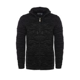 Carisma Strickjacke Herren Gr&ouml;&szlig;e M anthrazit / schwarz