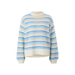 comma, comma casual identity Pullover Damen Gr&ouml;&szlig;e XS beige / blau / hellblau / wei&szlig;