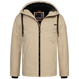 Alessandro Salvarini Winter Jacket male Beige size S