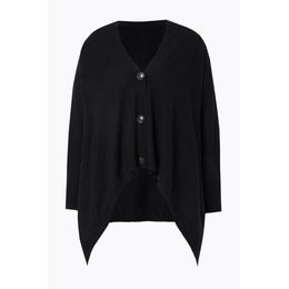 MIAMODA Knit Cardigan female Black size 54-56
