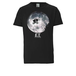 logoshirt Shirt 'E.T. - Mond' female Black size XS