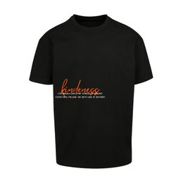 F4NT4STIC T-Shirt 'Kindness' Herren Gr&ouml;&szlig;e S orange / schwarz / wei&szlig;