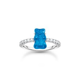 Thomas Sabo Ring Damen Gr&ouml;&szlig;e 60 blau / silber