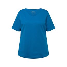 Ulla Popken Shirt Damen Gr&ouml;&szlig;e M/L blau