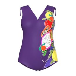 Ulla Popken Swimsuit female Purple size 52